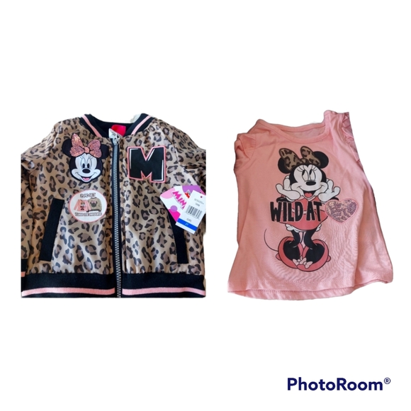 Disney | Jackets & Coats | New 2 Set Disney Junior Girls Minnie Jackets ...